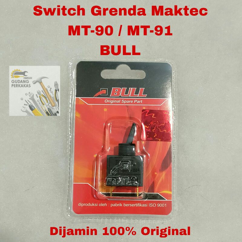 Jual Switch MT 90 MT 91A BULL - Sakelar Mesin Grenda Maktec MT90 MT91 ...