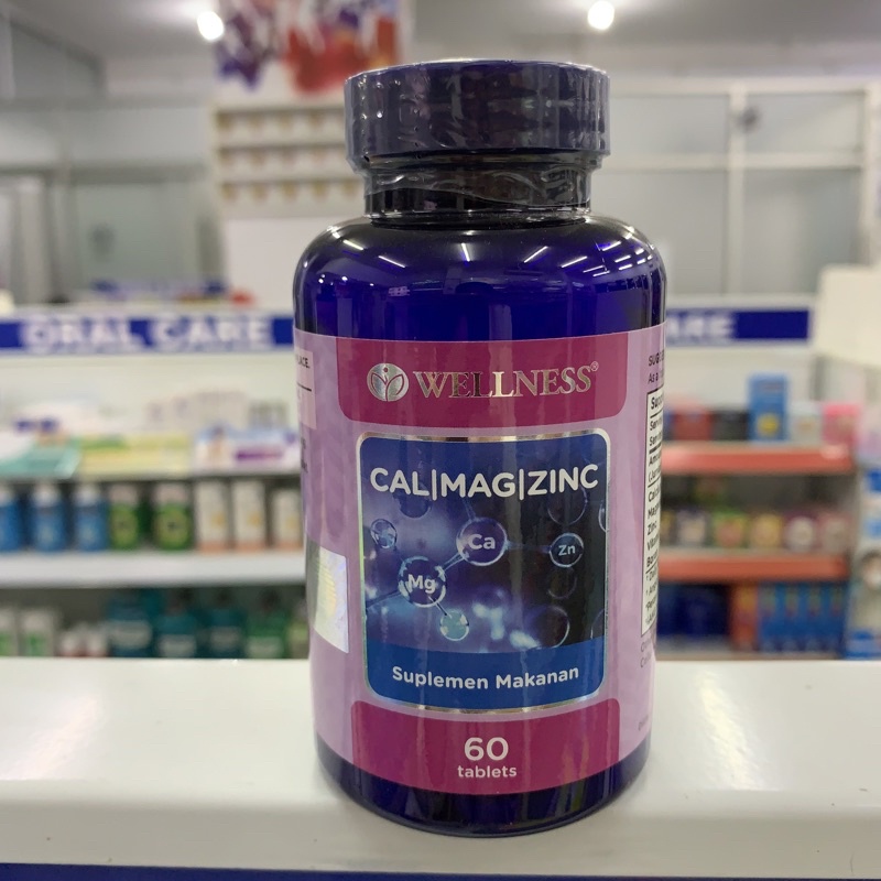Jual WELLNESS CALMAGZINC ISI 60 TABLET | WELLNESS CAL MAG ZINC ...