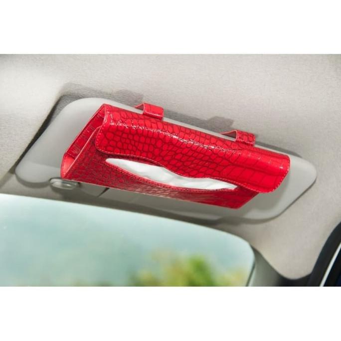 Jual TECHNOZIO TISSUE CLIP/TISSUE CLIP MOBIL CROCO RED/TISSUE SUN VISOR ...