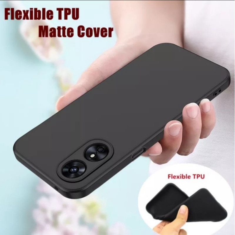 Jual Soft Case Full Black Matte Premium OPPO A5i A5 PRO A3X A3 PRO A60 A79 A18 A38 A98 5G A58 4G ...