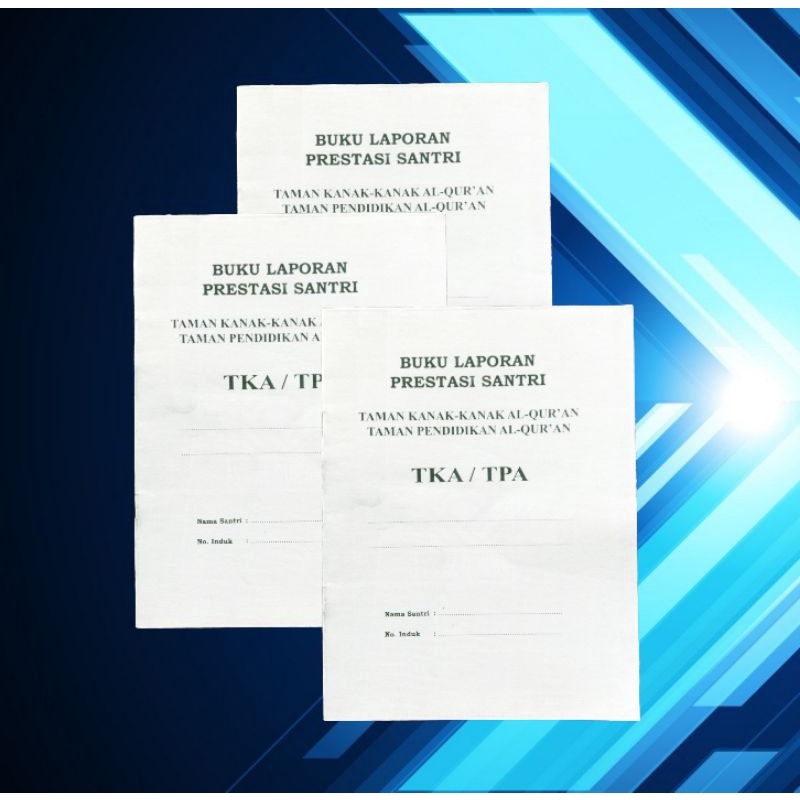 Jual Rapot/Raport TKA/TPA buku laporan prestasi santri | Shopee Indonesia