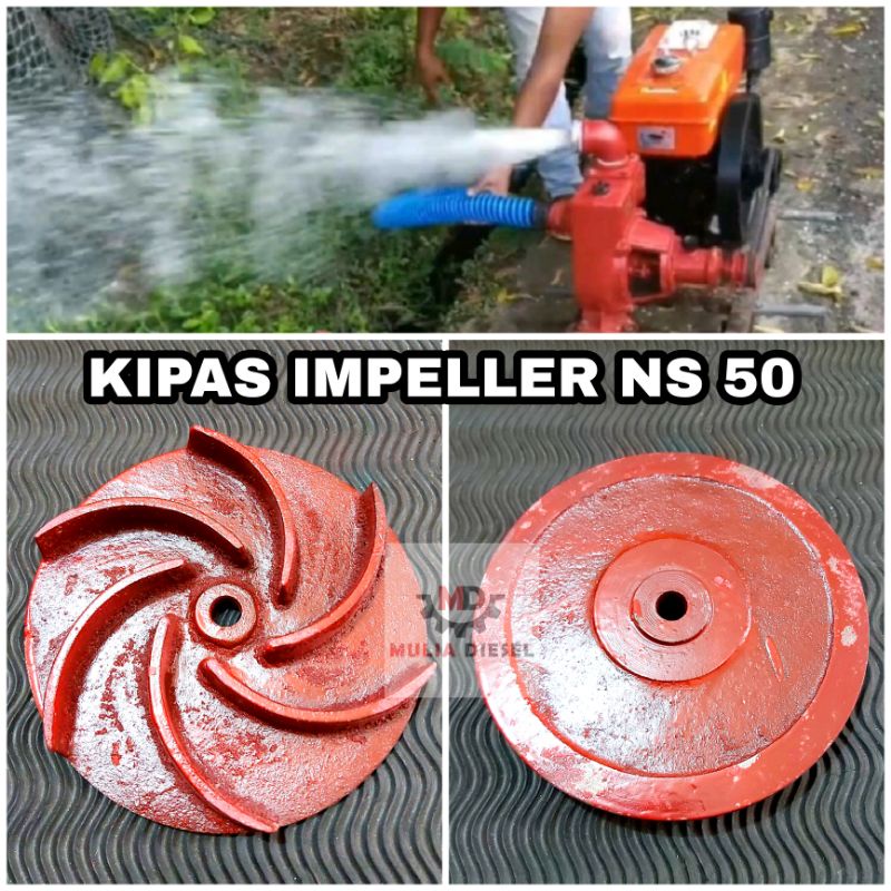 Jual Impeller Kipas Pompa Air Irigasi NS50 NS 50 2 INCI | Shopee Indonesia