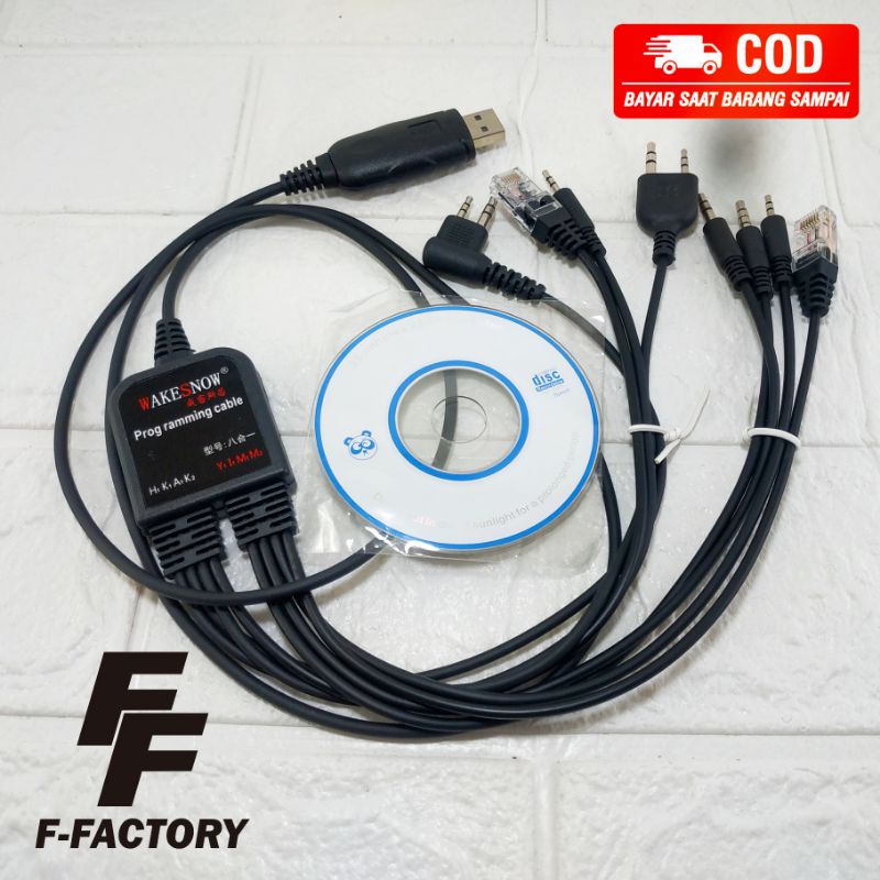 Jual Kabel Data Multi Radio Komunikasi Handy Talkie / Rig. Termasuk CD ...