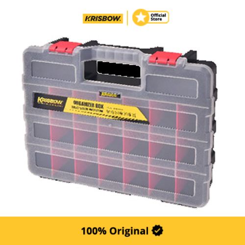Jual Krisbow Organizer Box Kotak Aksesoris Perkakas 31X24X5 cm | Shopee ...