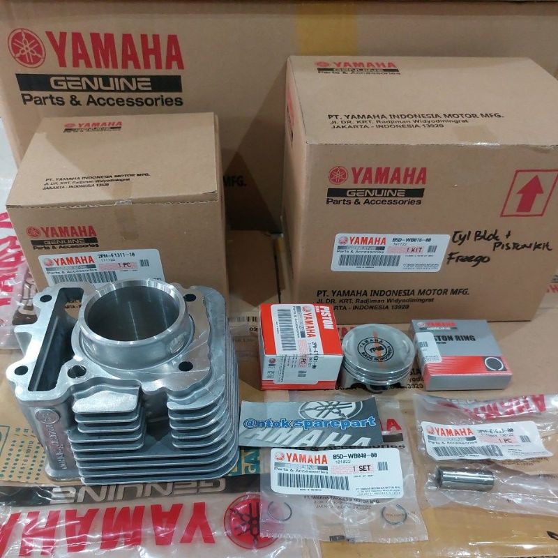 Jual Buring Set Blok Seher Piston Kit Mio M3 Mio S Z Freego Soul GT XRide 125 Fino FI 125 ORI ...