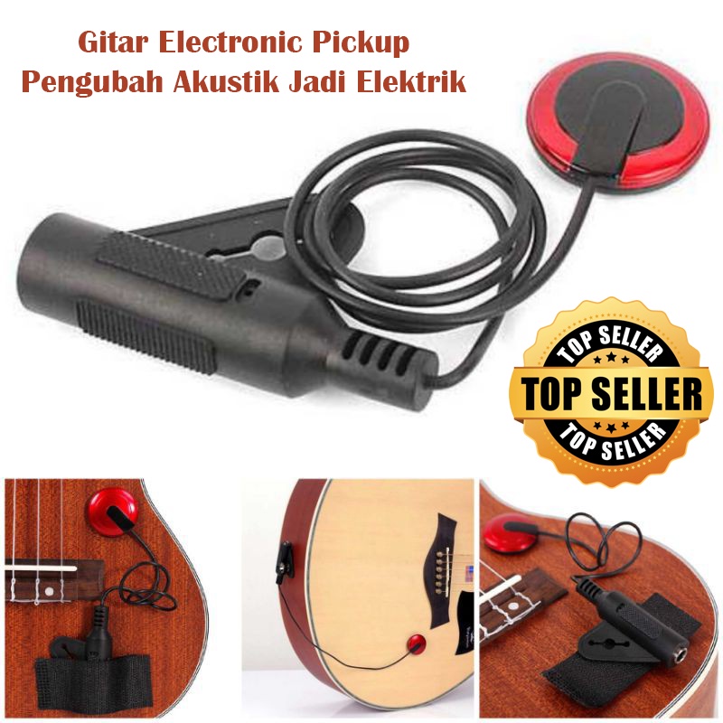 Jual Pickup Gitar Akustik Electronic Pick Up Guitar Jack 6.35mm ...