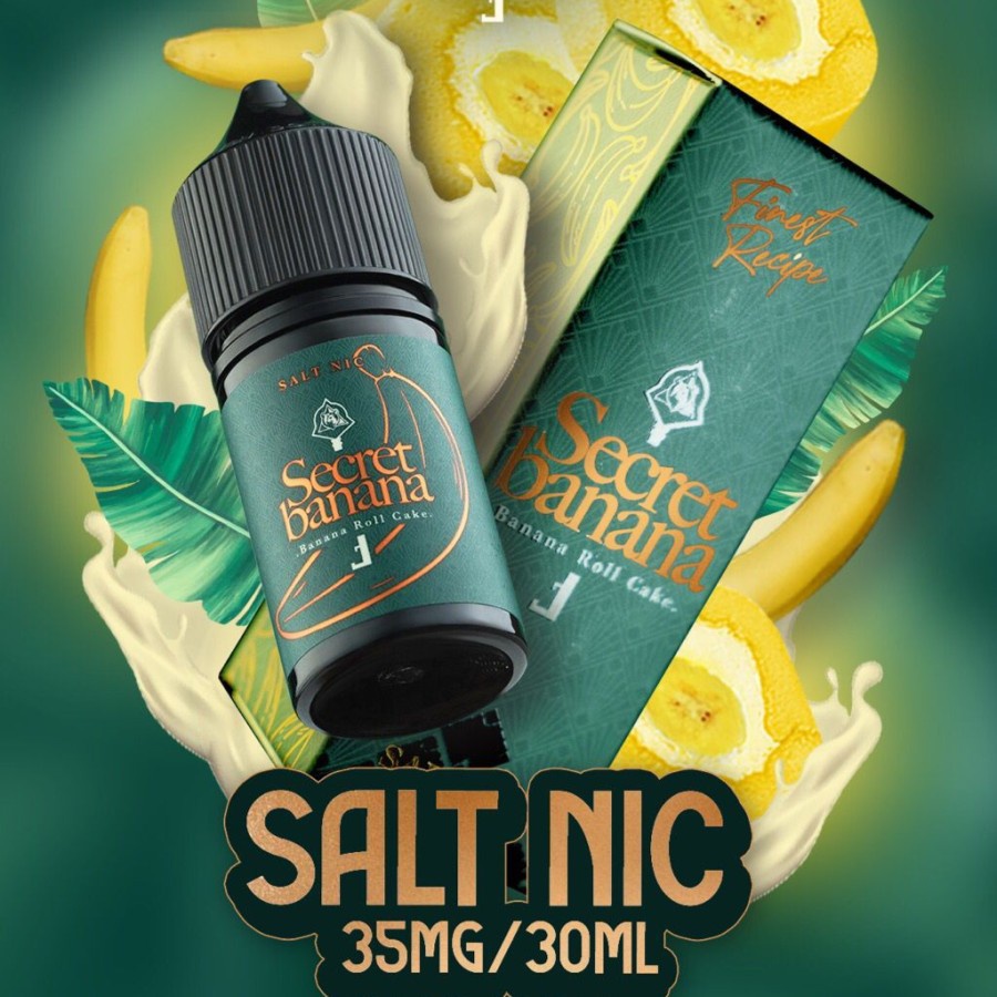 Jual Liquid Secret Banana Roll Cake Salt Nic 15MG/35MG 30ML by Trilogy ...