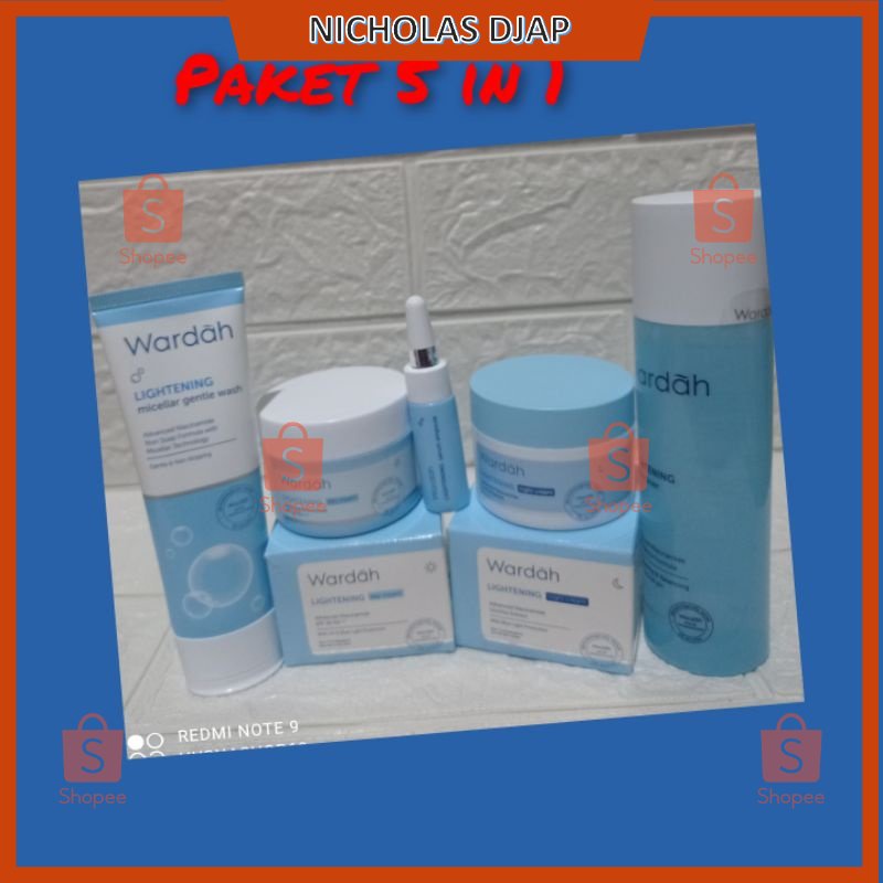 Jual Paket Wardah Lightening Series 1 Satu Paket Murah Lengkap Sepaket ...
