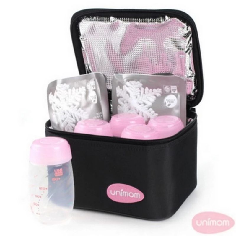Jual Unimom Cooler Bag Breast milk storage 150ml Botol Pompa Asi Unimom ...