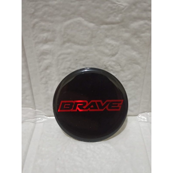 Jual Sticker Brave // EMBLEM DOP VELG RACING MOBIL MERK BRAVE UKURAN ...