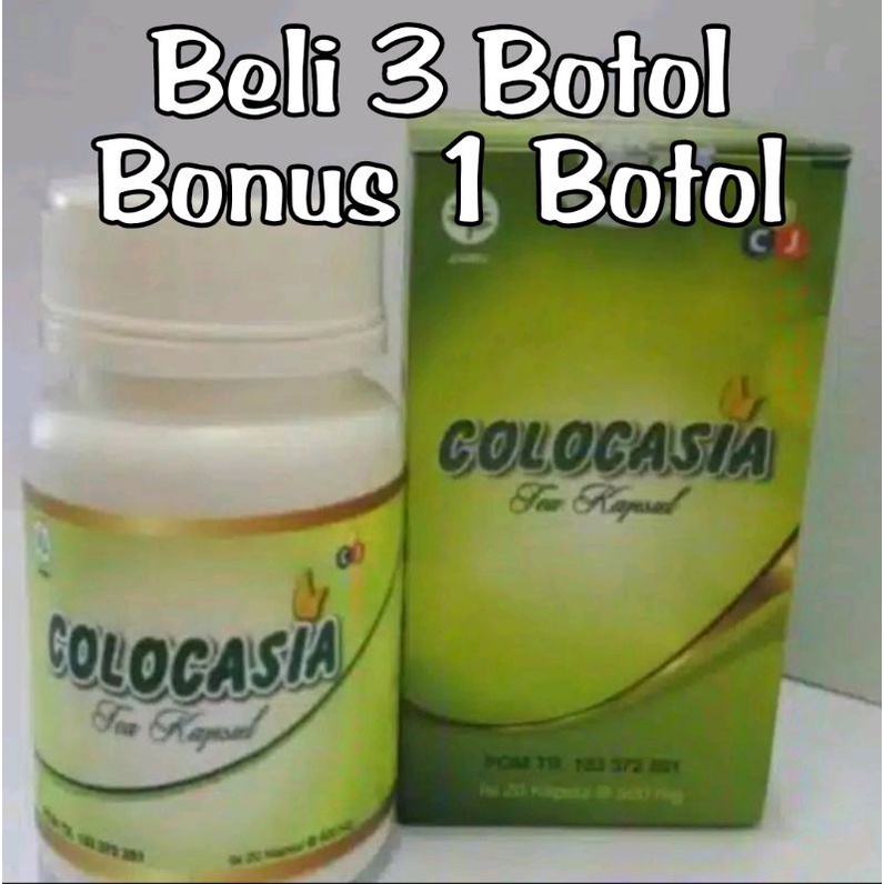 Jual COLOCASIA Herbal BPOM Asli Obat Nyeri Sendi Rematik Asam Urat ...