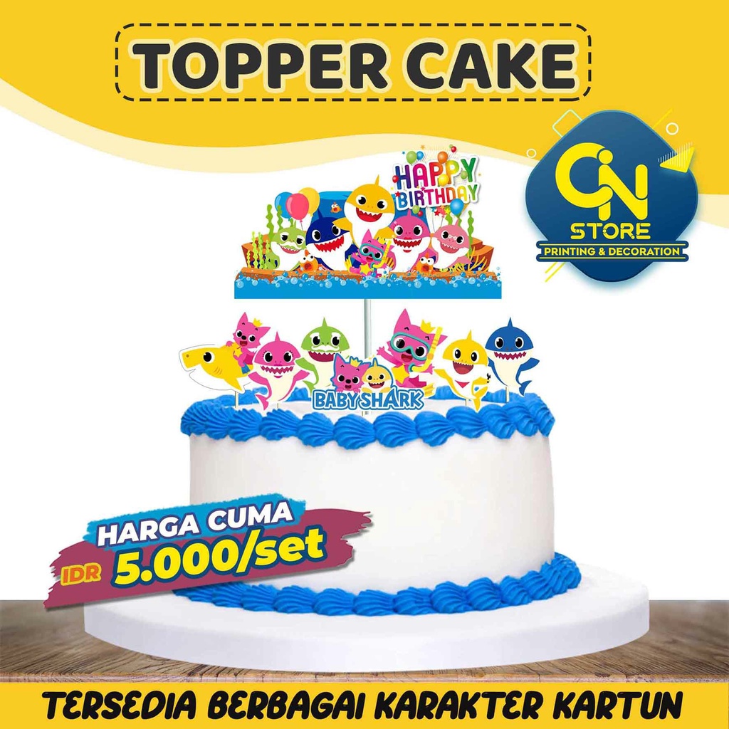 Jual TOPPER CAKE CUMA 3800, BERBAGAI KARAKTER, TOPER CAKE MEDAN ...