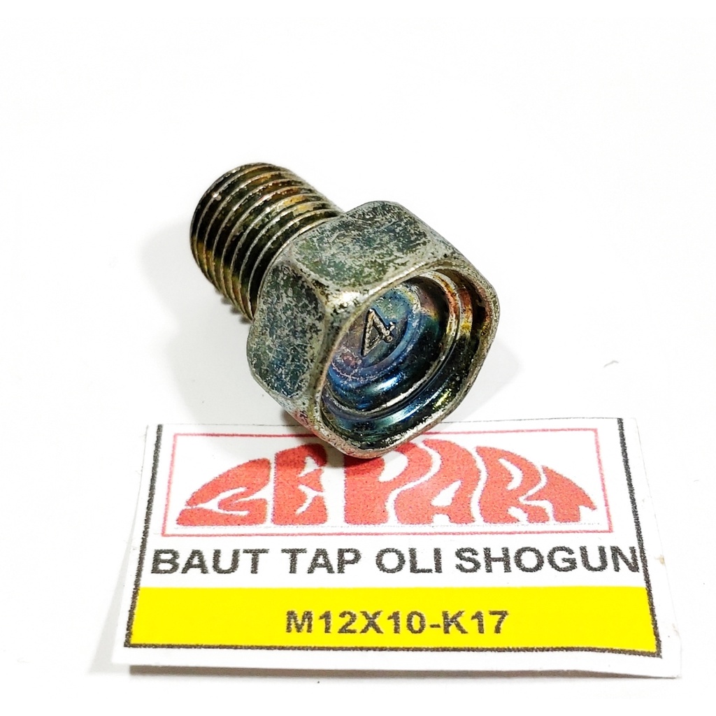 Jual Baut tap oli mesin Suzuki Shogun Ori M12-10MM-K17 | Shopee Indonesia