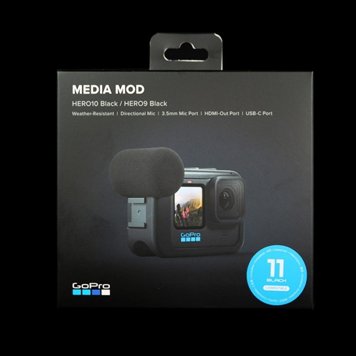 Jual GoPro Media Mod for Hero 9 Hero 10 Black - GoPro Hero9 Hero10 ...
