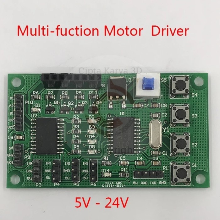 Jual Dc Motor Pwm Driver Board Controller For Dc Motor Max 5V-18V 12A ...