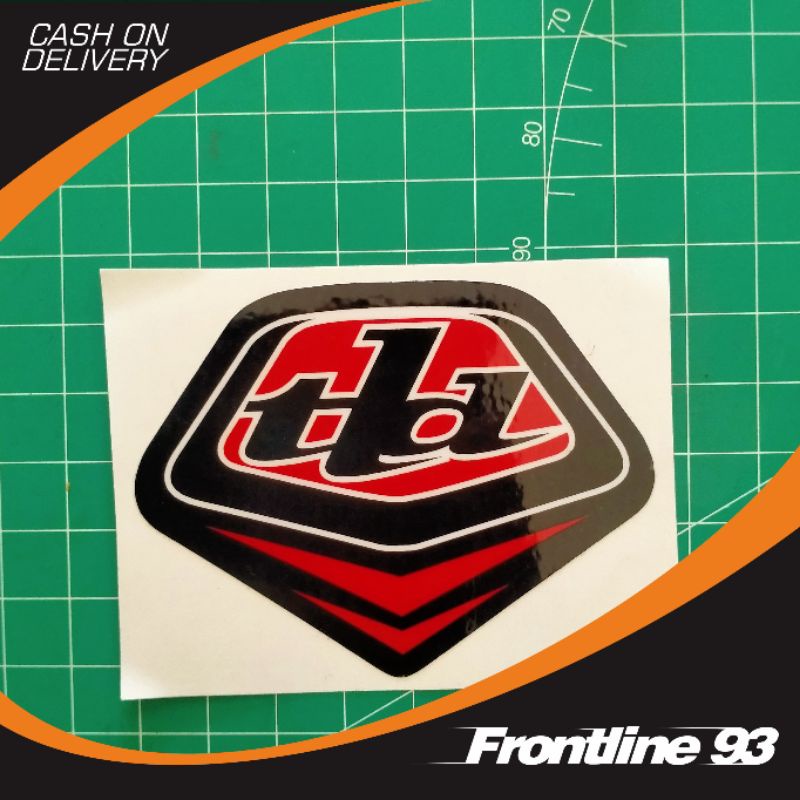 Jual Sticker Print n Cut TLD laminasi glossy stiker racing mobil motor ...