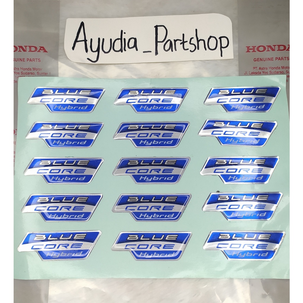 Jual (5pcs)Emblem logo yamaha bluecore blucor hybrid original | Shopee ...