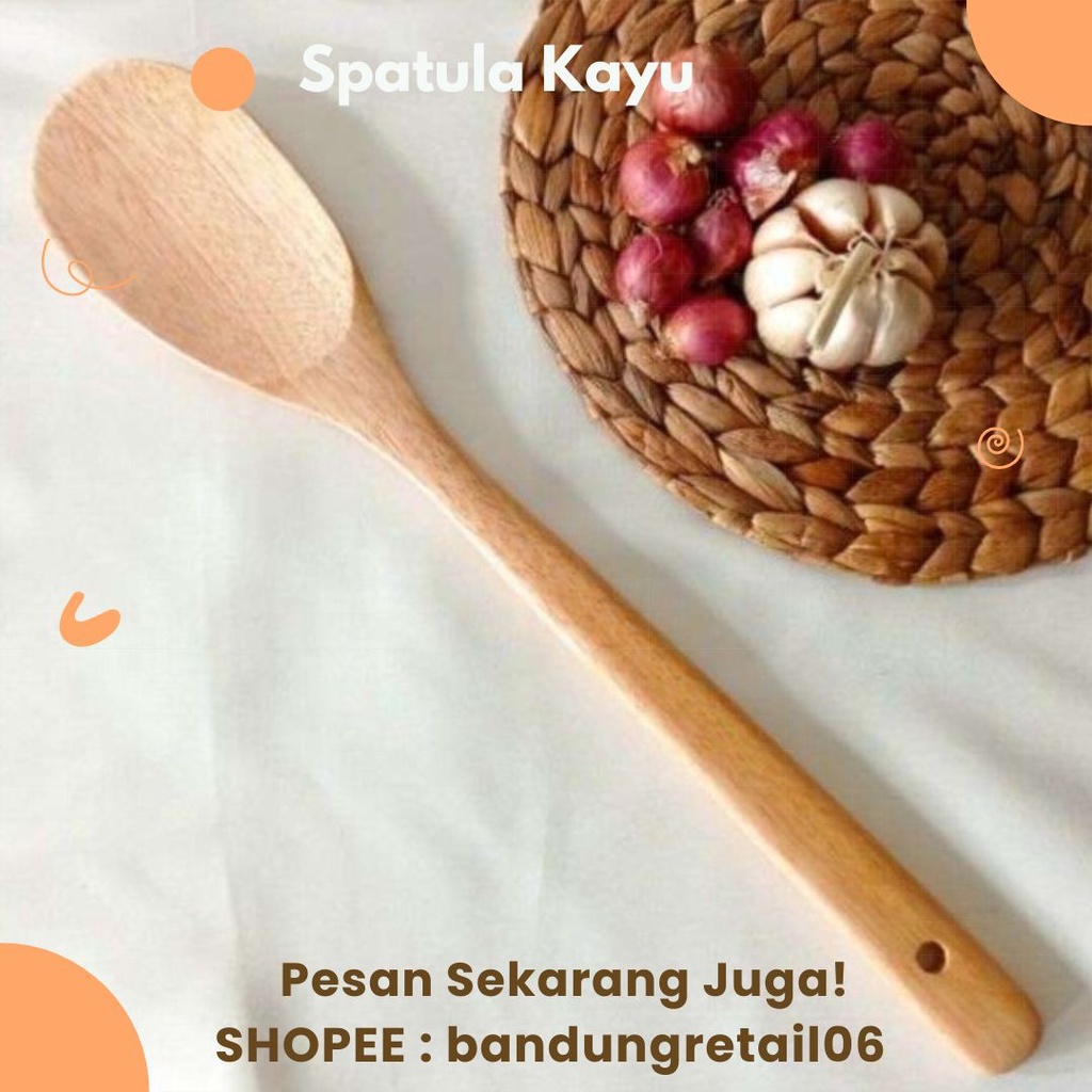 Jual Spatula Sutil Kayu Oval Sodet Kayu Oval Pengaduk Kayu Mahoni ...