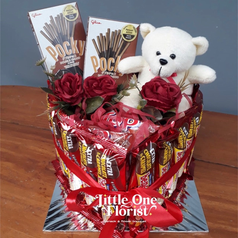 Jual Bouquet Cake Snack Box Birthday / Bouqet Cake Snack Box Birthday ...