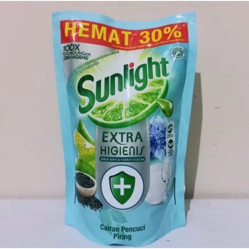 Jual Sunlight Extra Higienis Jeruk Nipis & Habbatussauda 650ml | Shopee ...