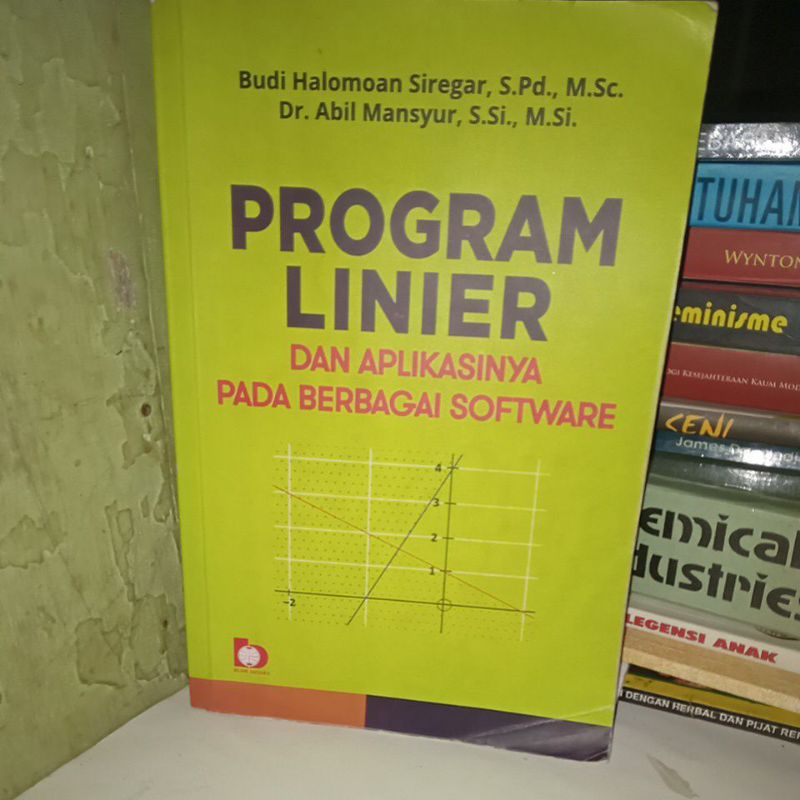 Jual buku Program Linier. dan aplikasinya pada berbagai software ...