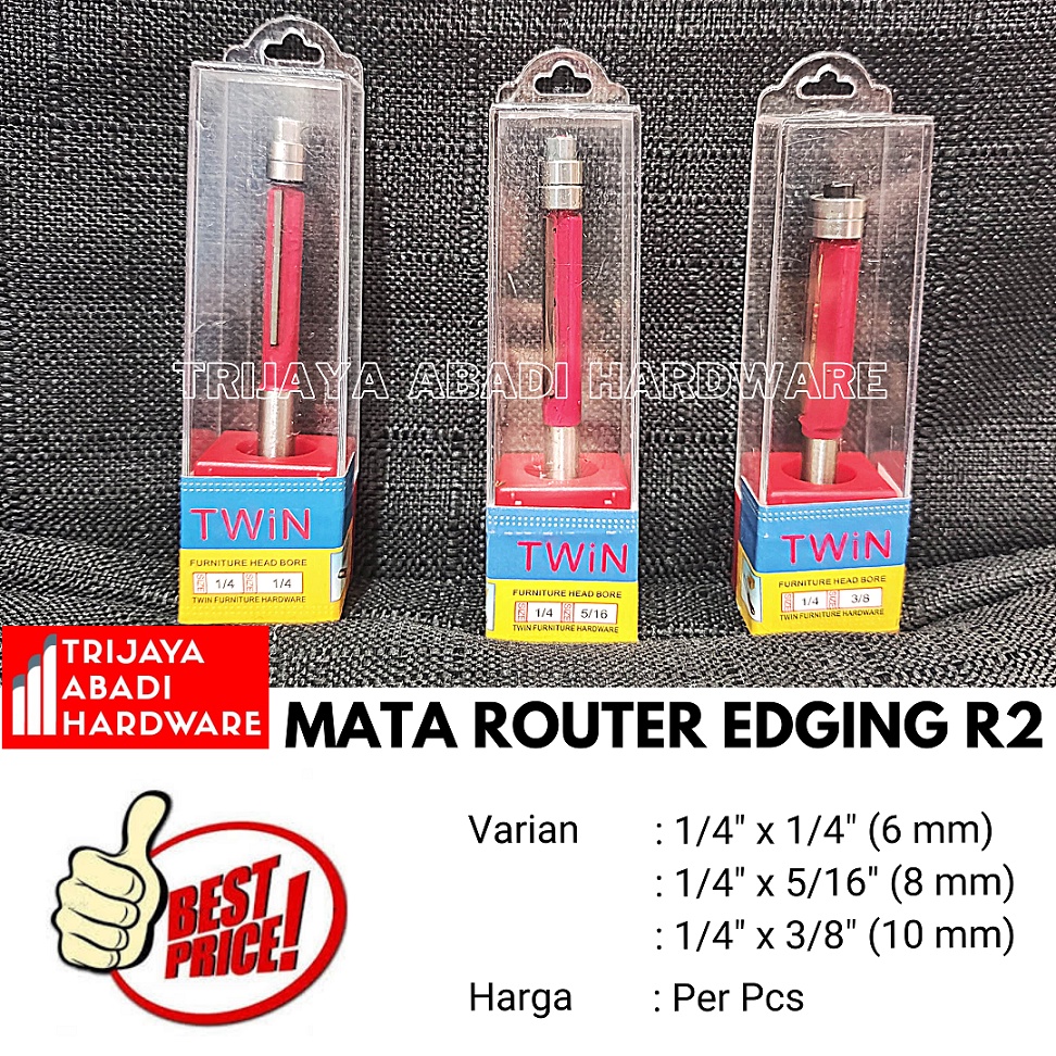 Jual Mata Router Double Bearing 6mm / 8mm / 10mm | Shopee Indonesia