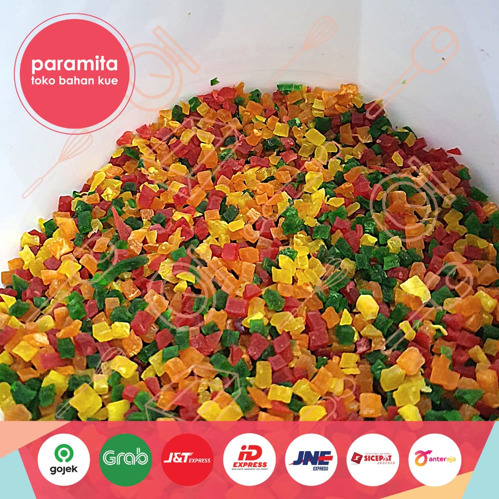 Jual Sukade Mix Warna 100 gr | Shopee Indonesia