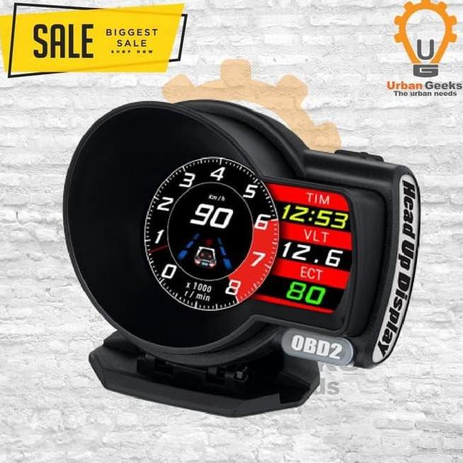 Jual Head Up Display Hud Obd2 Speedometer Digital Obd Ii F8 | Shopee ...