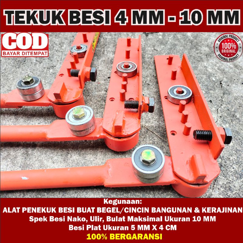 Jual (TERBARU) ALAT TEKUK BESI penekuk besi begel cakar ayam spek 4 6 8 ...