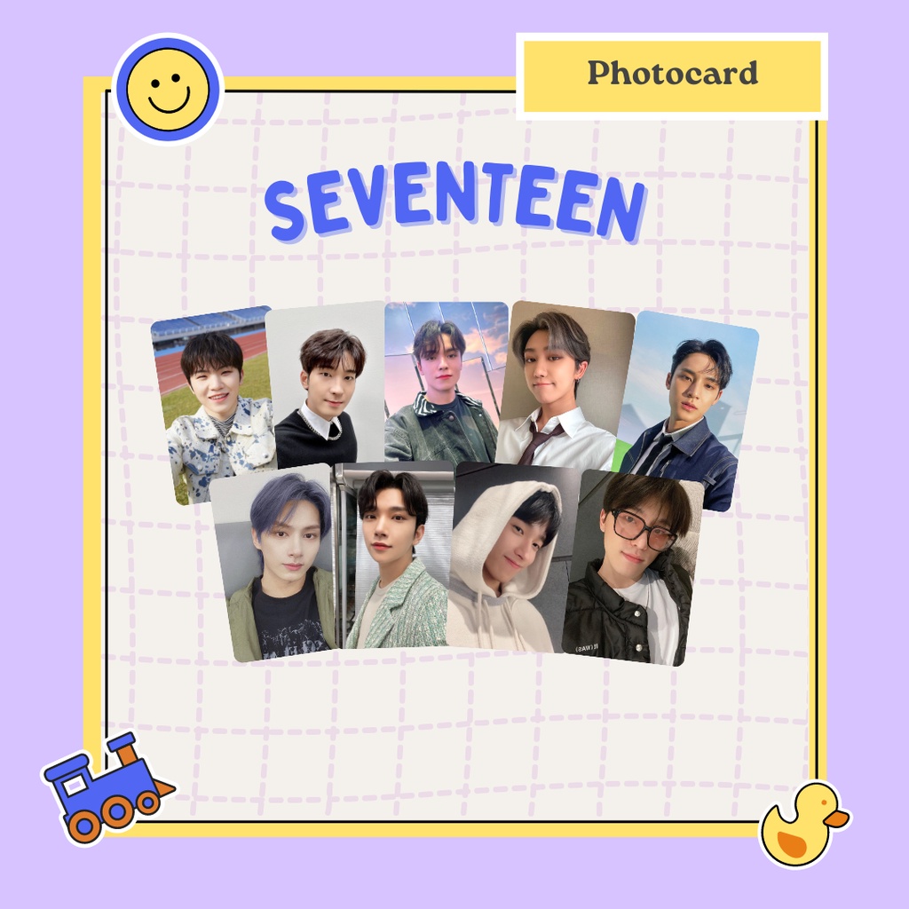 Jual Unofficial Photocard PC SEVENTEEN SVT Sebong Foto Selca Fankit ...