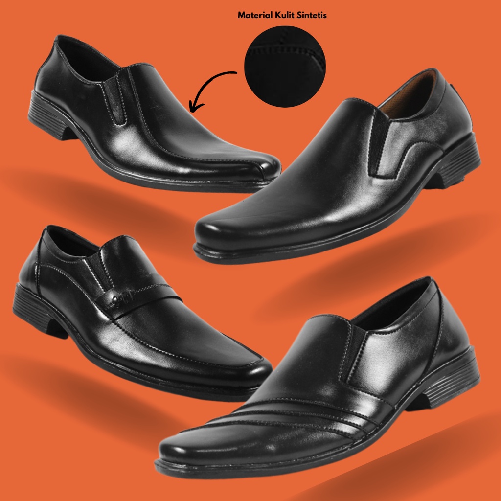 Jual Sepatu Pantofel Pria Pantofel Hitam Pria Sepatu Pantopel Pria ...