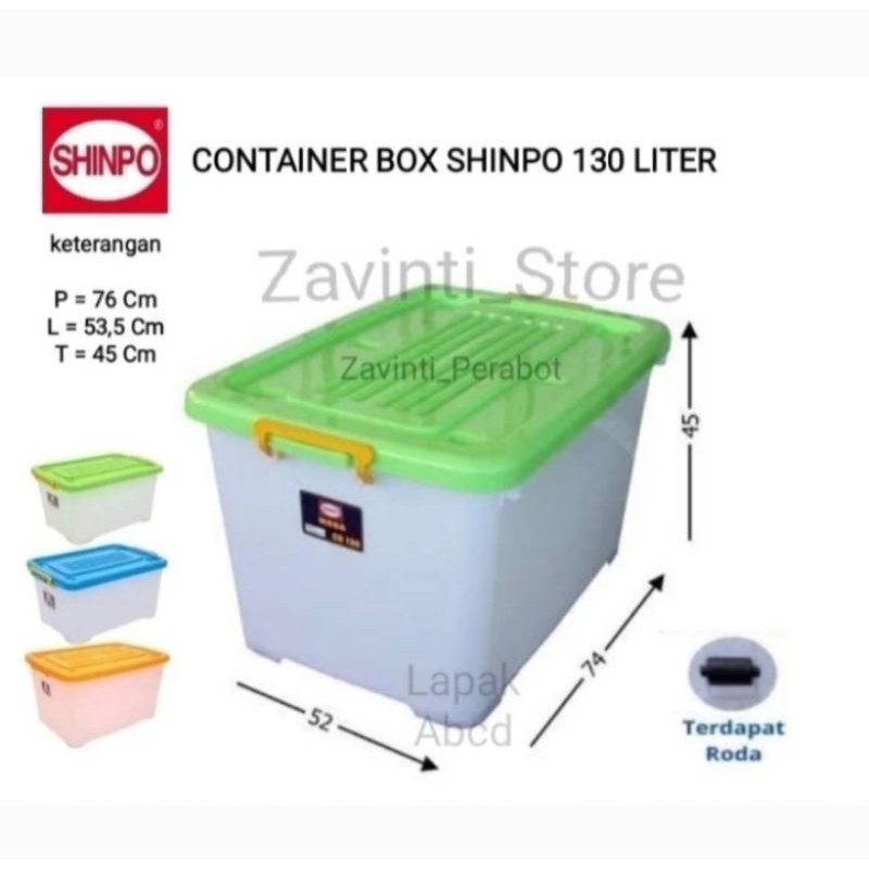 Jual KOTAK PENYIMPANAN - BOX PLASTIK - BOX CONTAINER CB 130 MEGA SHINPO ...