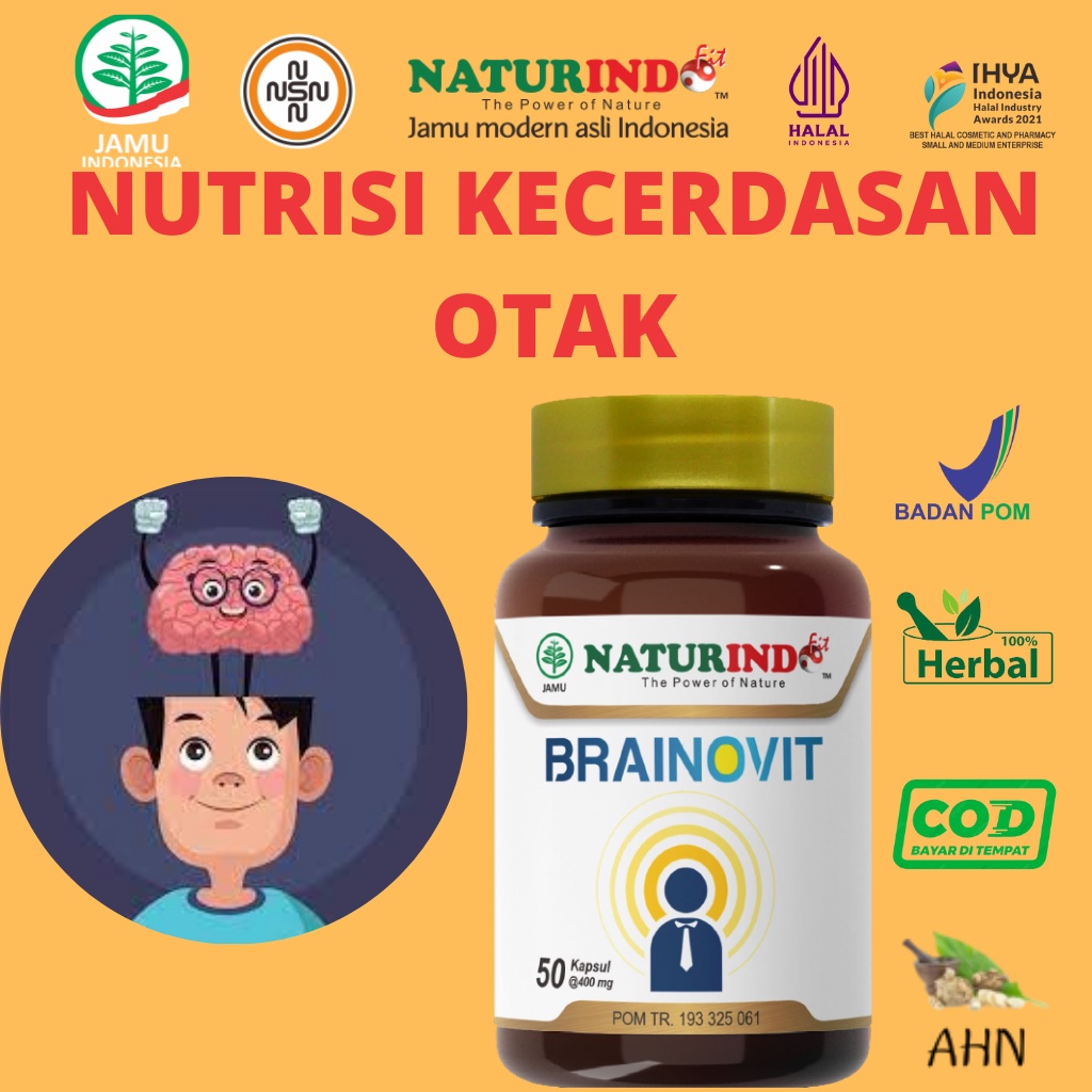 Jual Obat Nutrisi Otak Vitamin Kecerdasan Anak Dewasa Nutrisi Daya ...