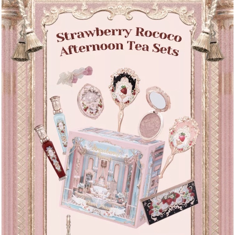 Jual Flower Knows Strawberry Rococo Set (3 items) | Shopee Indonesia