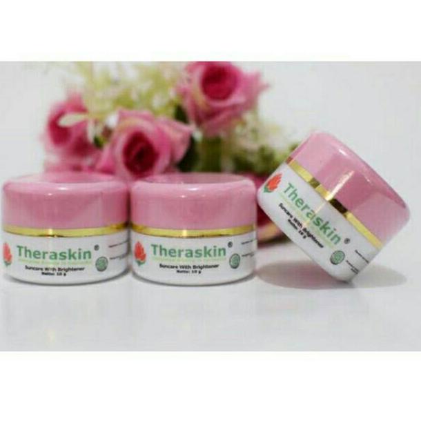 Jual TERMURAH THERASKIN SUNCARE BRIGHTENER PINK SPF 30 ( TUTUP PINK ...