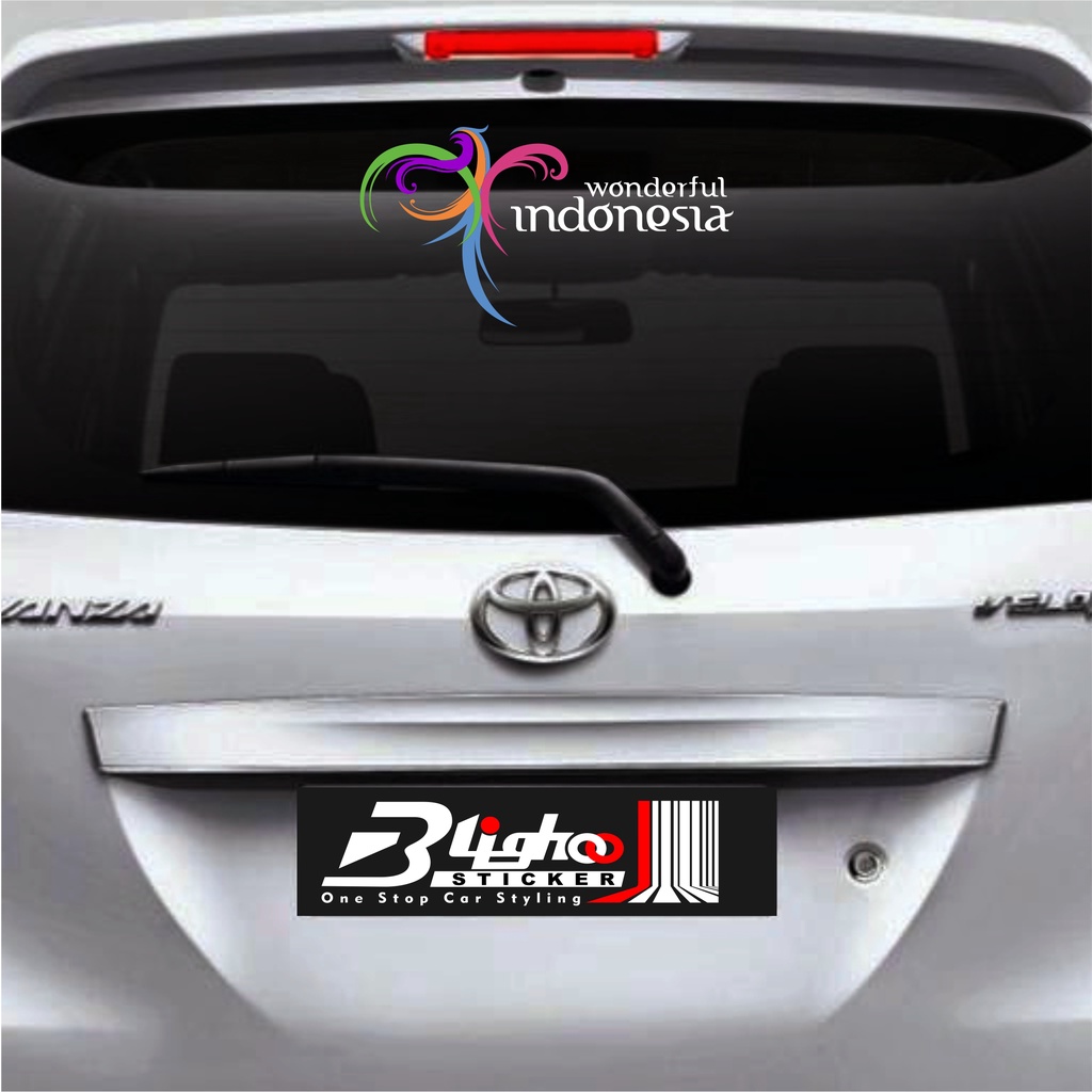 Jual STIKER KACA MOBIL CUTTING STICKER MOBIL PESONA / WONDERFUL ...