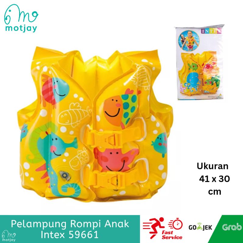 Jual Pelampung Anak Rompi Renang Intex 59661 Baby Swim Vest | Shopee ...
