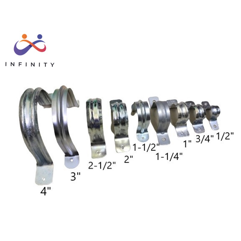 Jual Klem Pipa Plat Besi Clamp U Omega Galvanis 1/2 3/4 1 1-1/4 1-1/2 ...