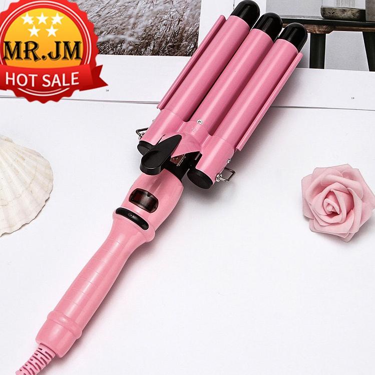 Jual Kepuasan Belanja--Catokan Mermaid 3 Barrel / Catokan Keriting / Curly Cepat Panas Alat ...