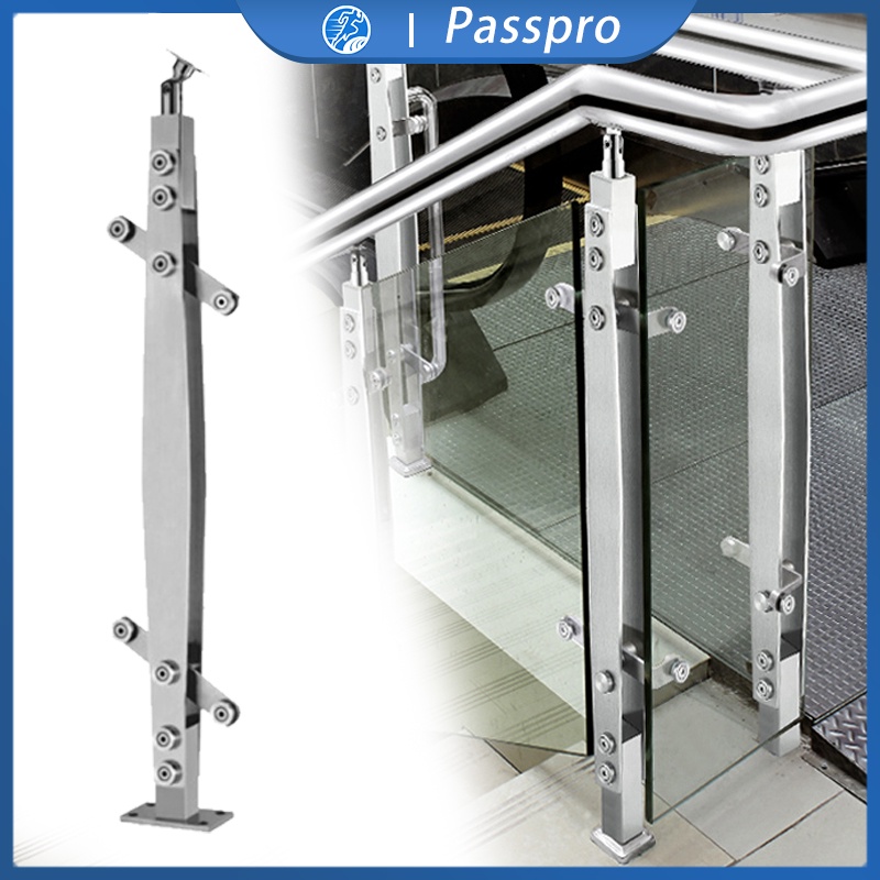 Jual Tiang Railing Tangga Kaca SUS 201 Railing Tangga Stenlis | Shopee ...