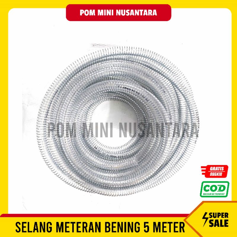 Jual Pom Mini Nusantara - Selang Bening Spiral Pertamini Digital Serat ...