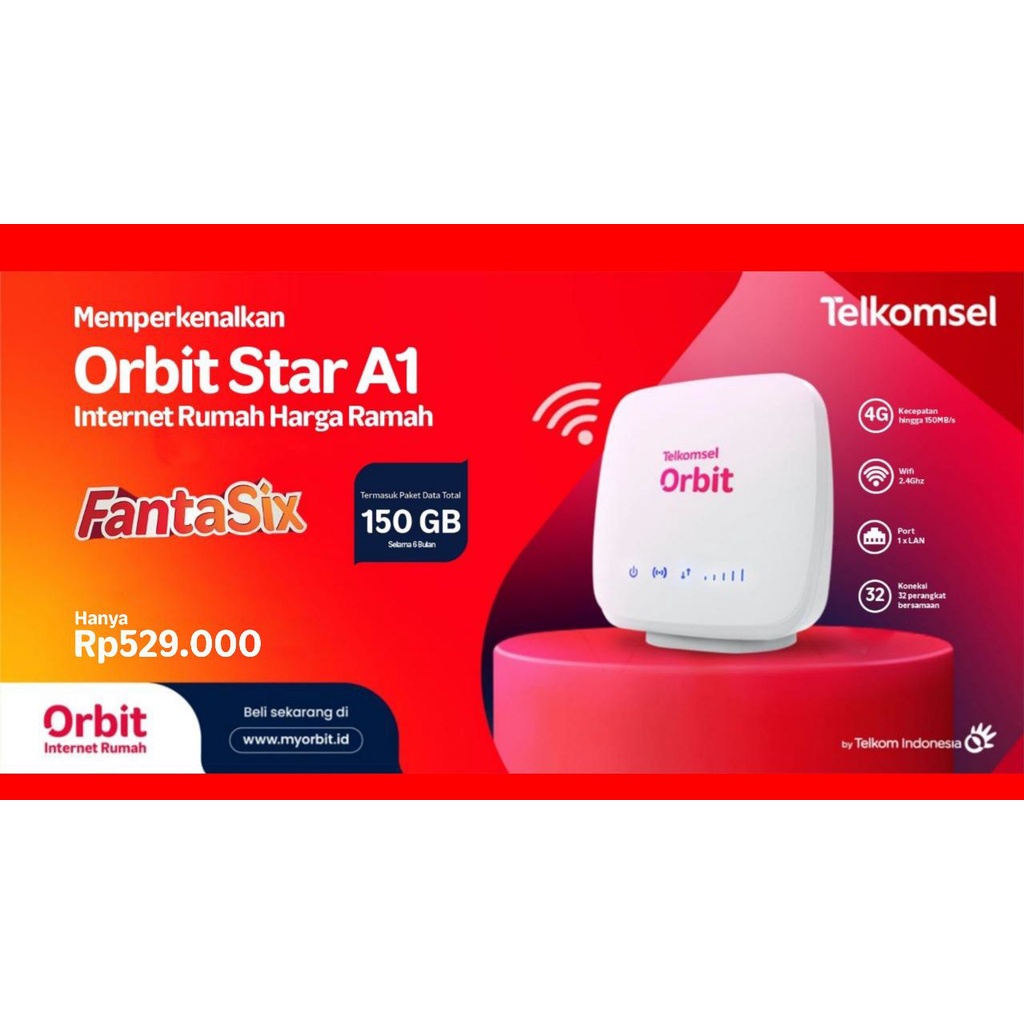 Jual Orbit Star A1 Modem Router Wireless Telkomsel 4G - Lock | Shopee ...