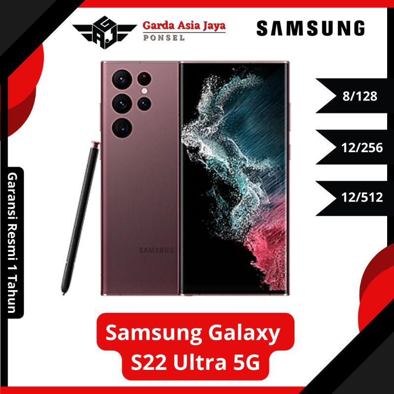 Jual Samsung Galaxy S22 Ultra 5G 8/128, 12/256, & 12/512 - Garansi ...