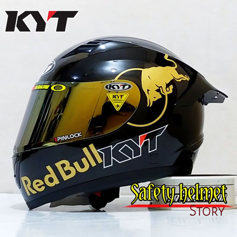 Jual Helm Full face kyt R-10 Solid Black doft (Paket Ganteng Gratis ...