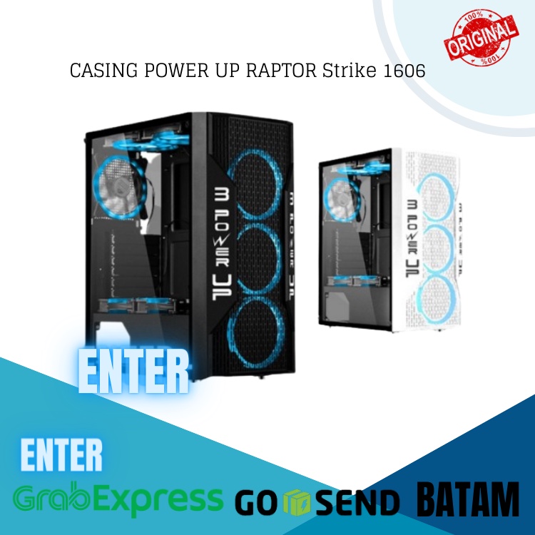 Jual CASING POWER UP RAPTOR Strike 1606 BLACK DAN WHITE | Shopee Indonesia