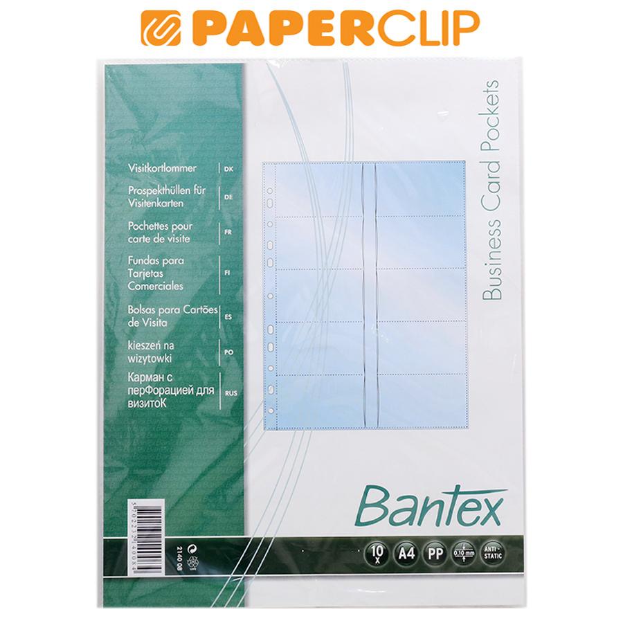 Jual REFILL NAME CARD BINDER BANTEX 2140 A4/10 | Shopee Indonesia