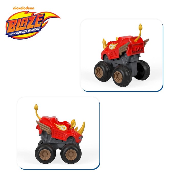 Jual Nickelodeon Blaze And The Monster Machines Slam & Go (Rhino Blaze ...