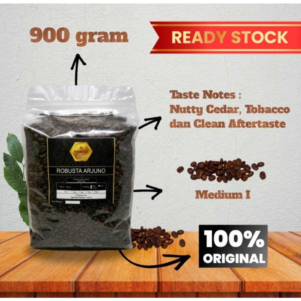 Jual KOPI BUBUK/BIJI ROBUSTA ARJUNO SINGLE ORIGIN PREMIUM | KOPI ...