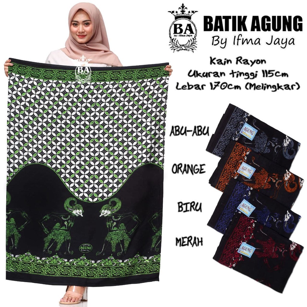 Jual Sarung Batik VIRAL Motif Bima Warna | Rayon | Shopee Indonesia