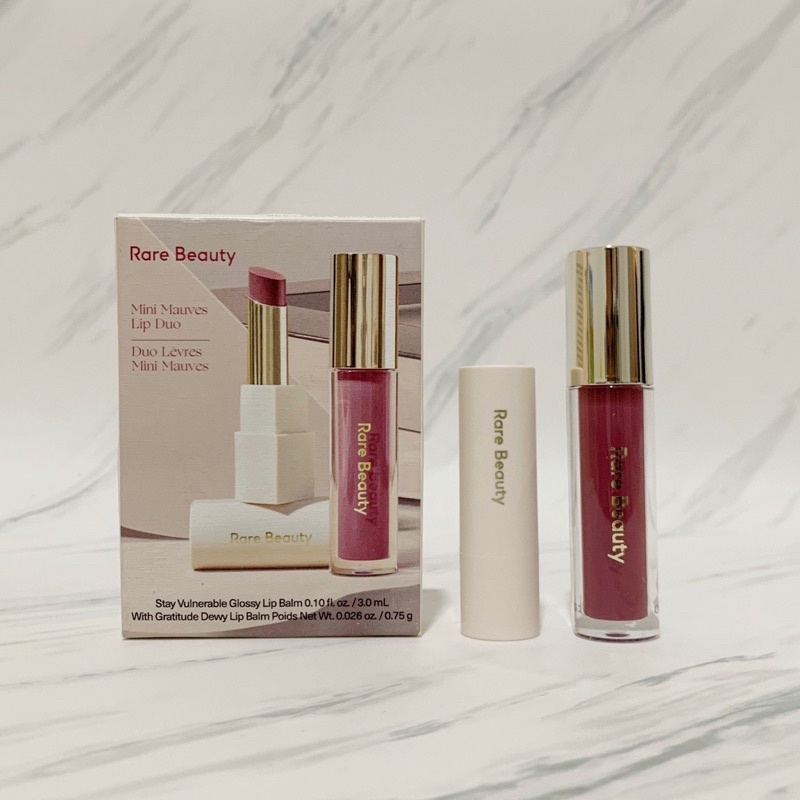 Jual Rare Beauty Mini Mauves Lip Duo Set | Shopee Indonesia